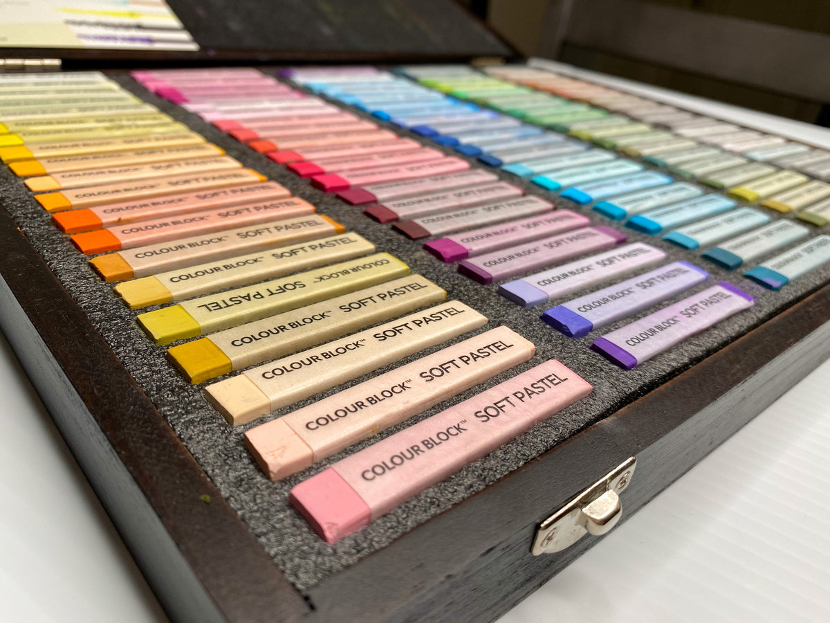 (LIMITED OFFER)Pastel Bundle Set - 100pc Soft Pastel Set with 2pack x ...
