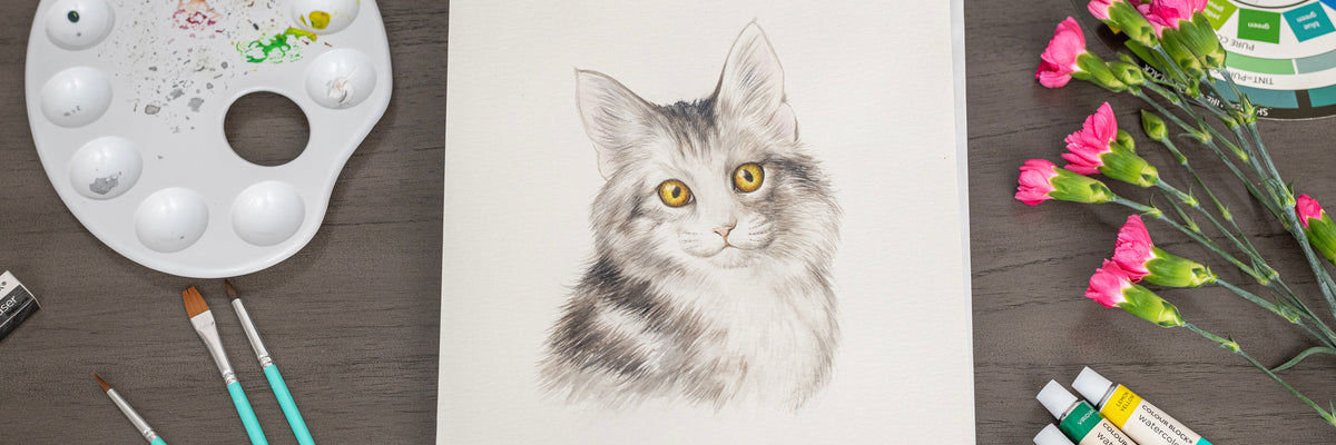 Create Your Own Fluffy Cat with Colour Block!