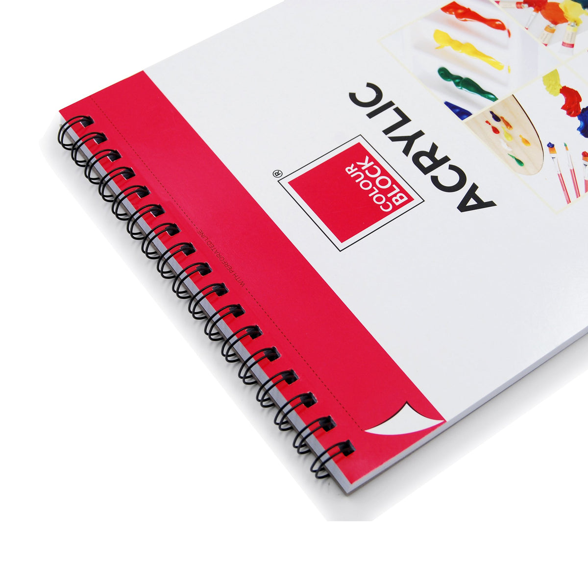 Colour Block Acrylic Pad - 15 sheets