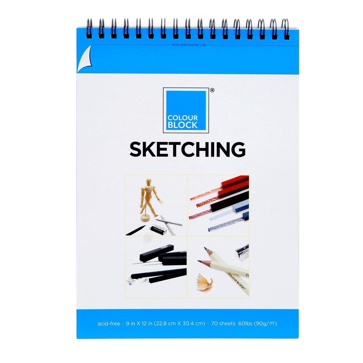 Colour Block Sketch Pad - 70 sheets
