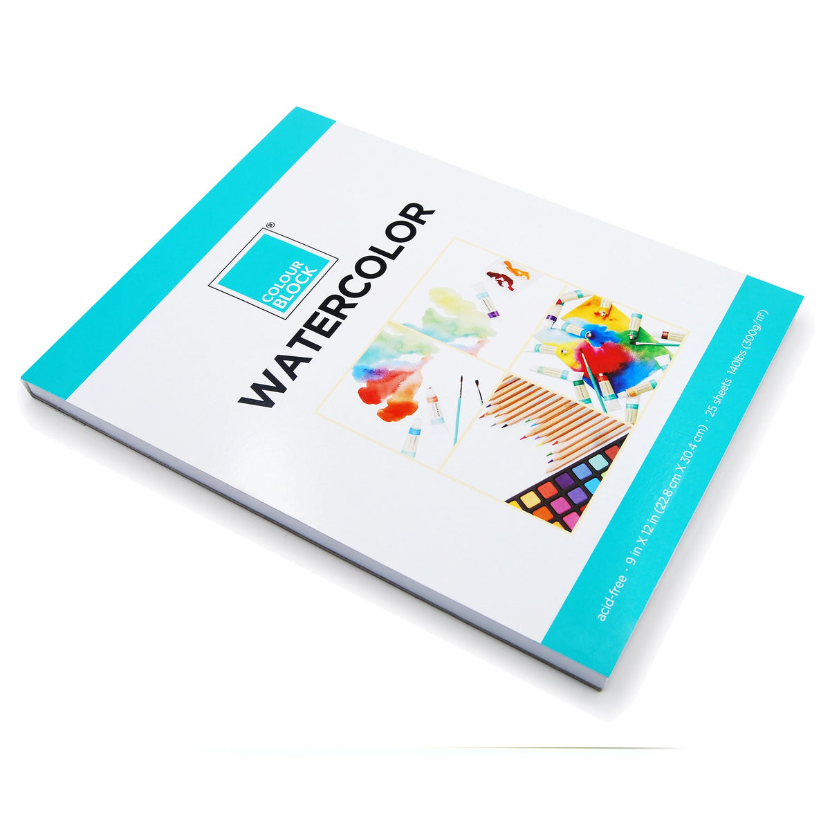 Colour Block Watercolor Pad - 25 sheets